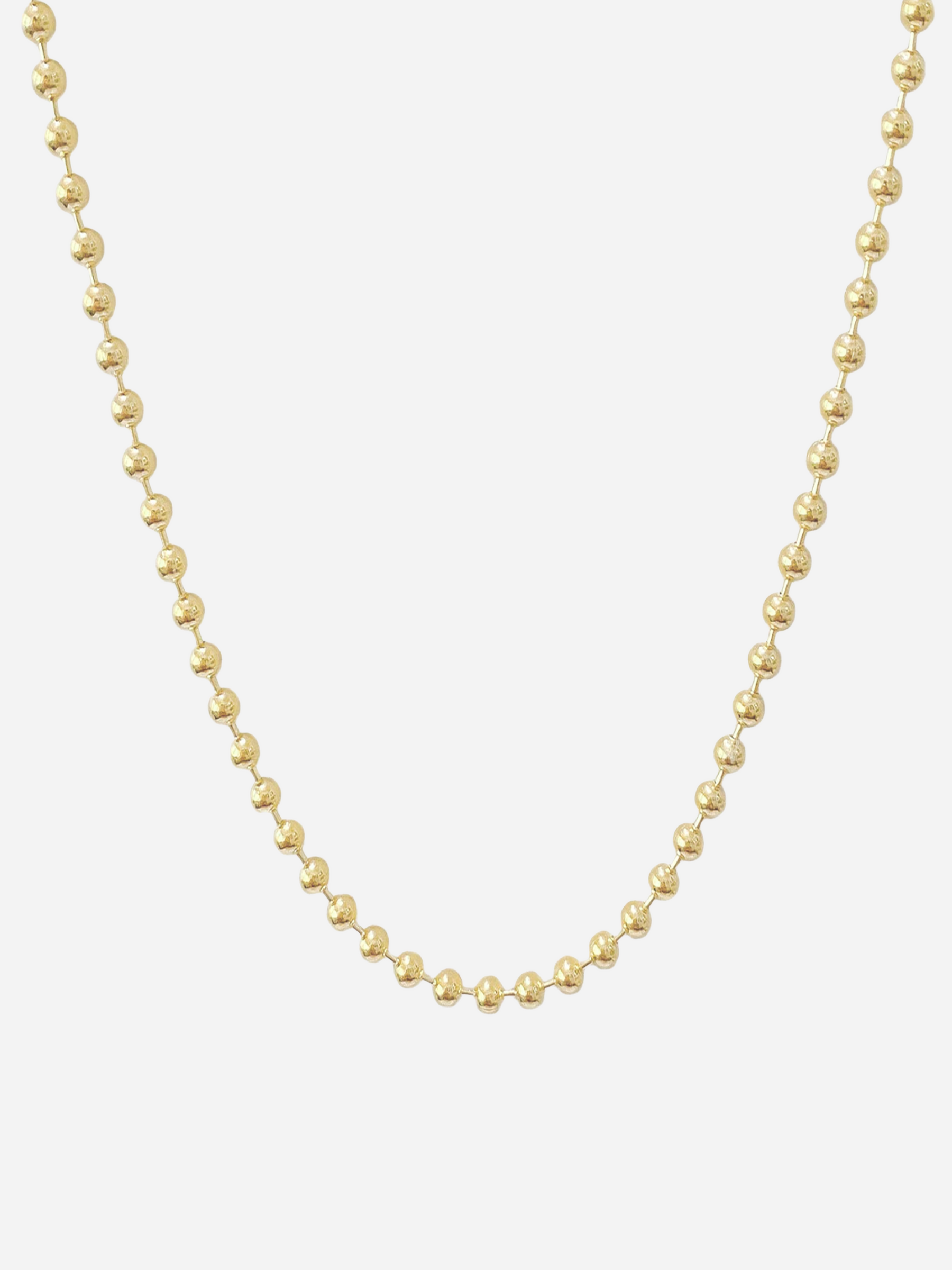 14k Gold Ball Chain No. 2 | TwentyFour Fine Jewelry – Twenty Four