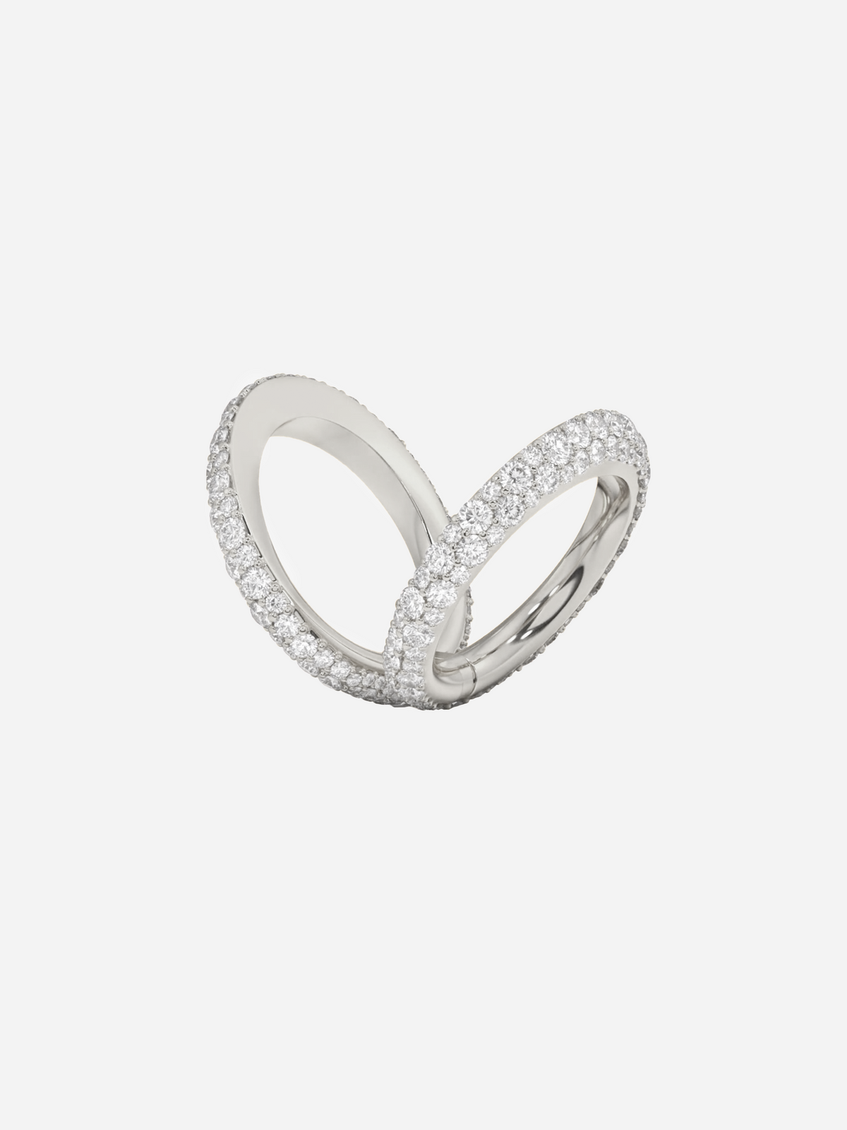 Diamond Inside & Out Rotating Ring | Solid Gold Hidden Message Wedding ...