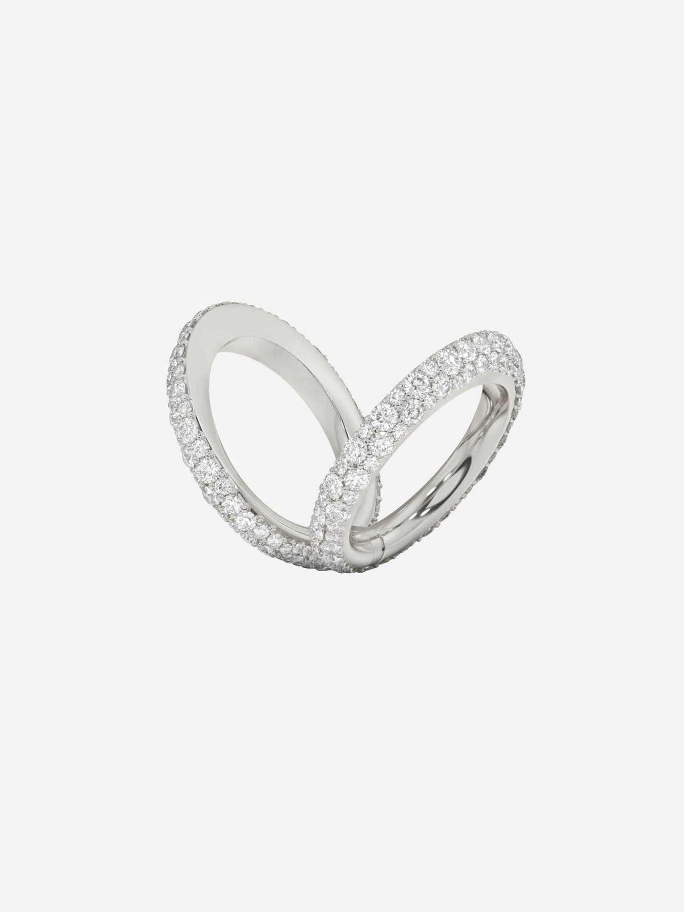 Diamond Inside & Out Rotating Ring | Solid Gold Hidden Message Wedding Bands – Twenty Four